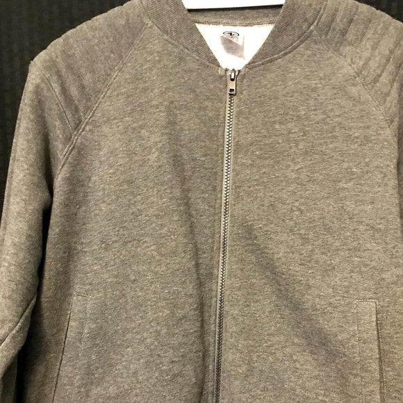 Athletic Works | Jackets & Coats | Athletic Works Soft Gray Bomber ...
